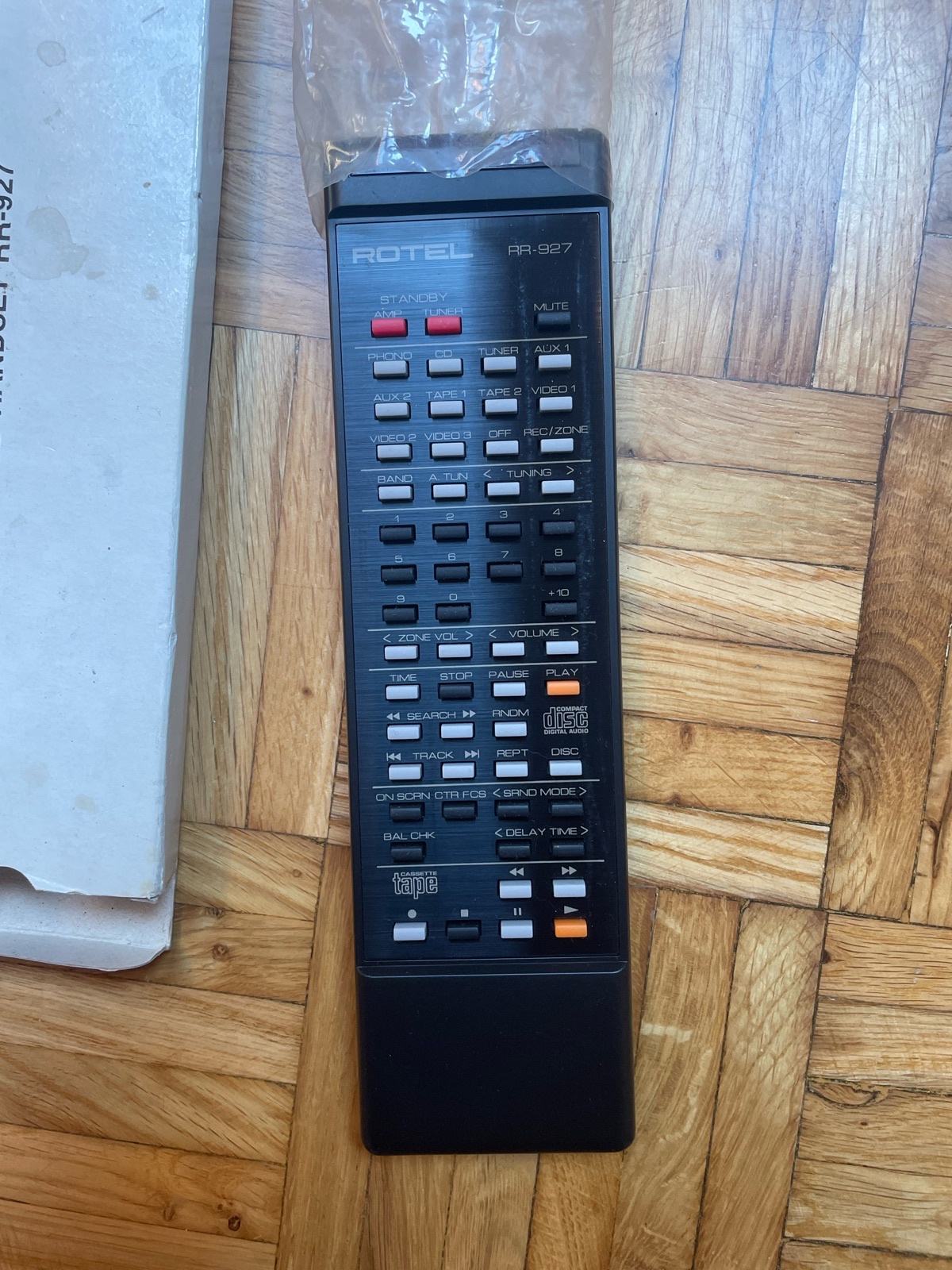 rotel remote control handset rr927