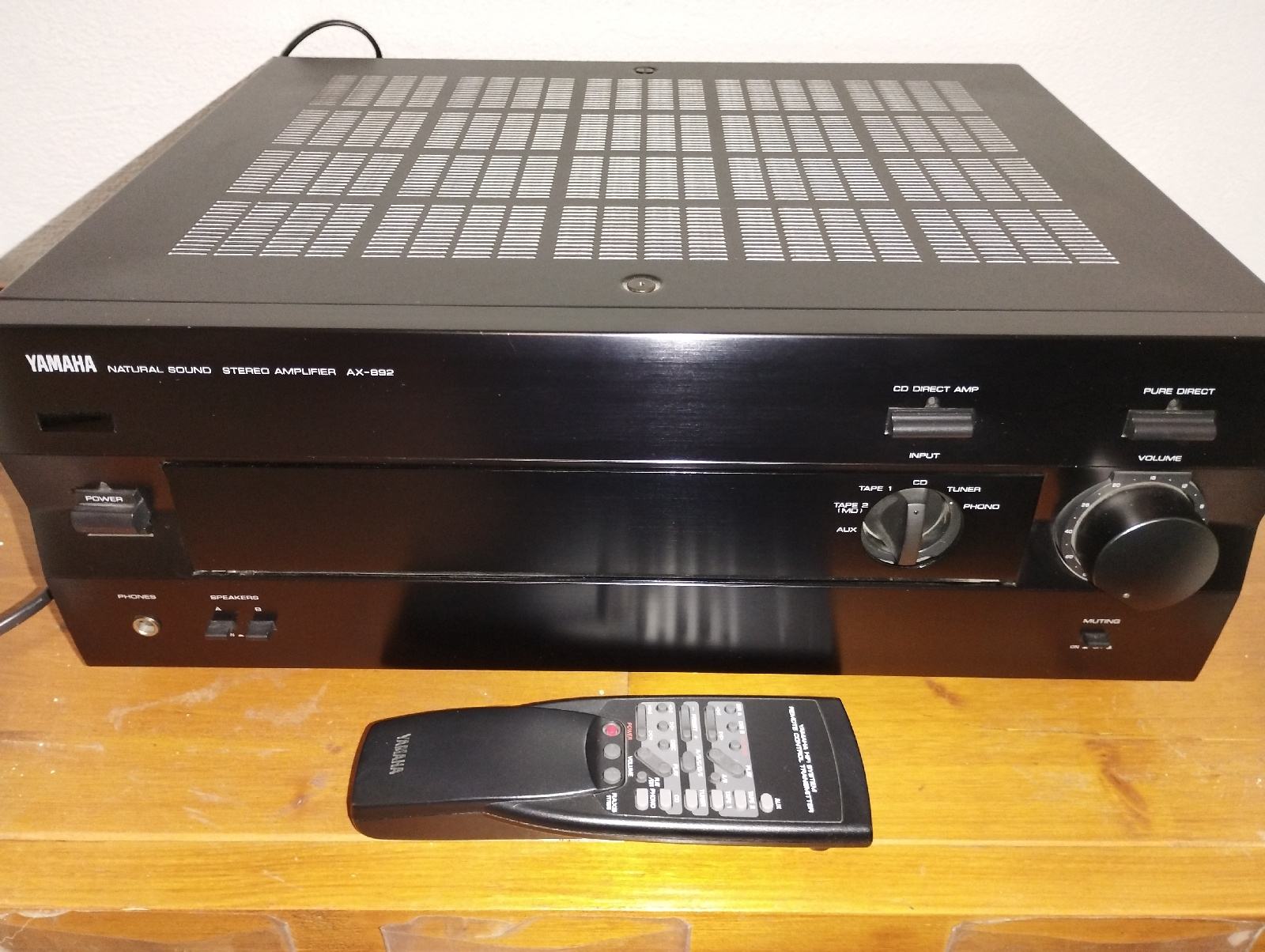 YAMAHA AX-892, stereo ojačevalec, top