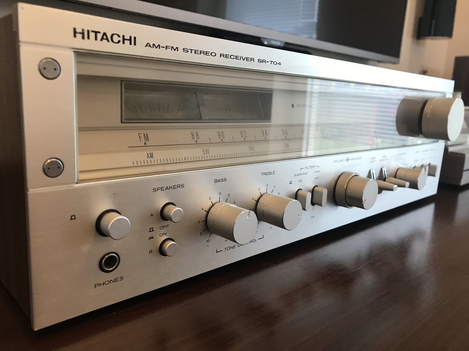 Stereo reciver Hitachi SR-704