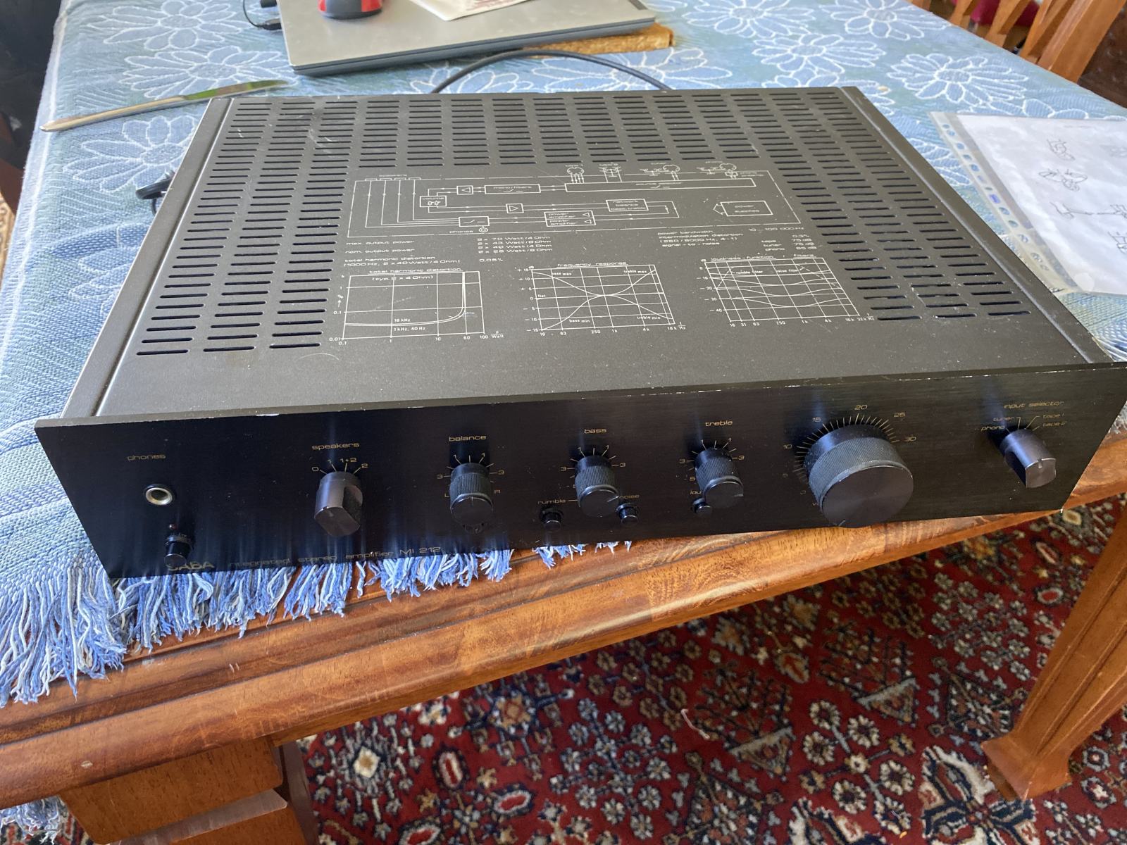 Ojačevalec SABA stereo model MI-212
