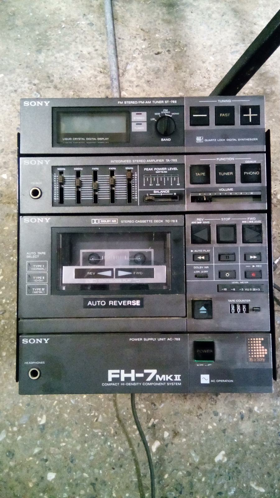 Sony Fh 7 Mkii : Sony FH-7 MkII stereo system – NECJN