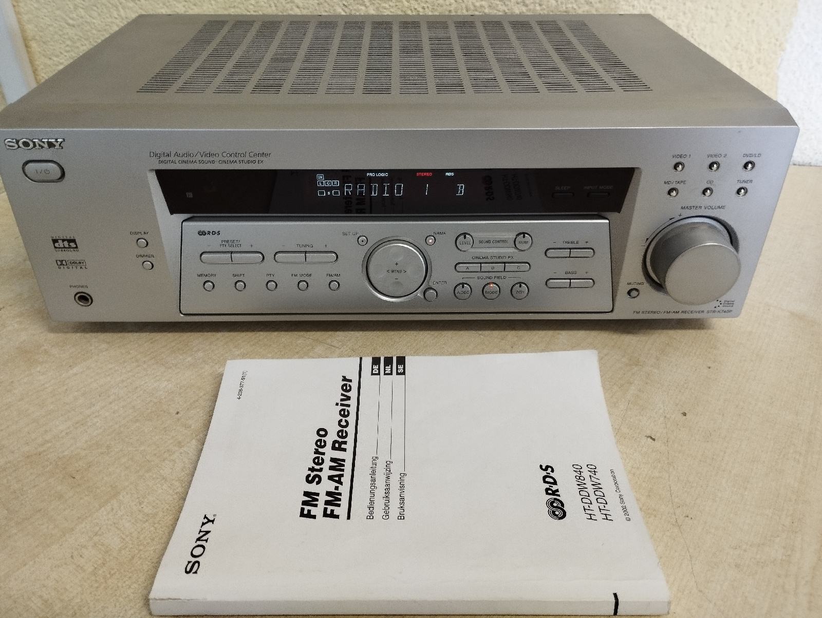 SONY STR-K740P, 5.1 RECEIVER