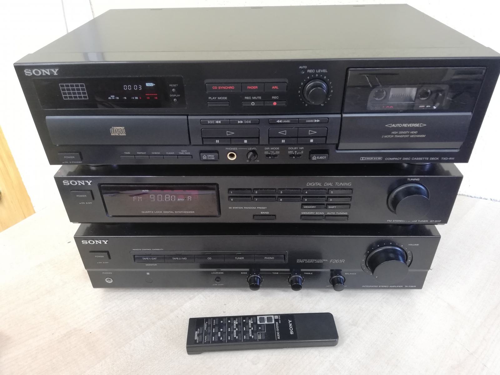 SONY TA-F261R ojačevalec + ST-S117 tuner