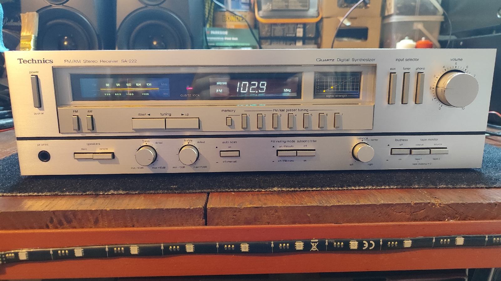 Technics SA 222 vintage receiver radio ojačevalec