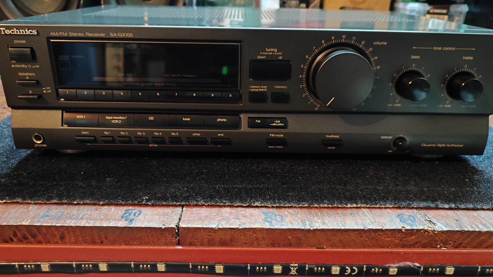Technics SA GX 100 receiver radio ojačevalec