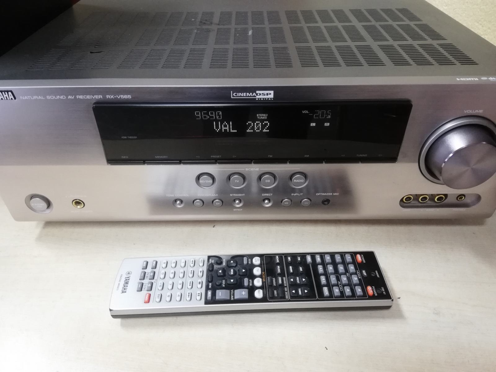YAMAHA RX-V565, 7.1 RECEIVER, HDMI