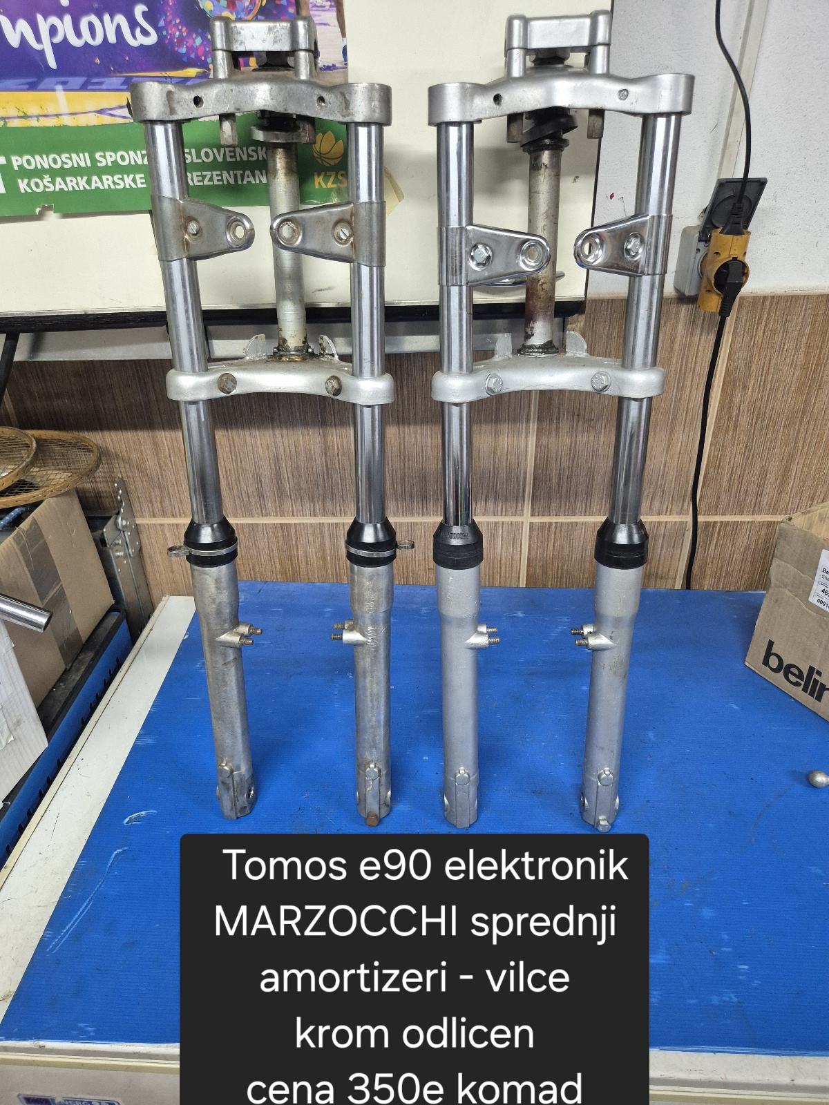 Tomos e90 elektronik sprednje vilce - amortizeri MARZOCCHI
