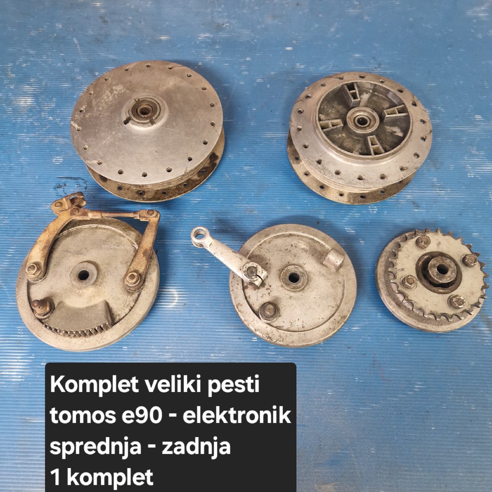 Tomos e90 - elektronik veliki pesti komplet z pokorvi
