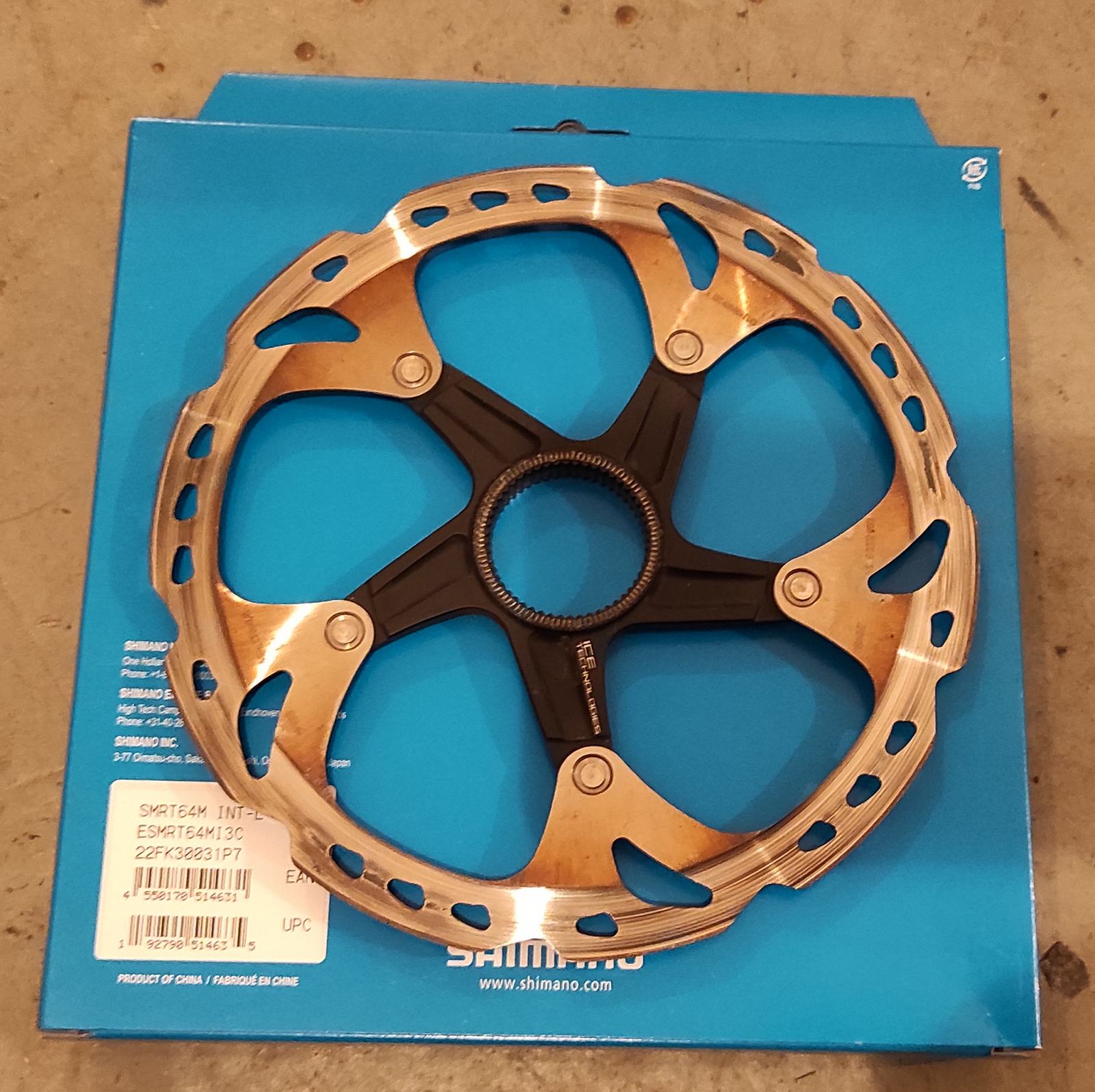 Disk Rotor Shimano XT 180, rabljen, s ploščicami