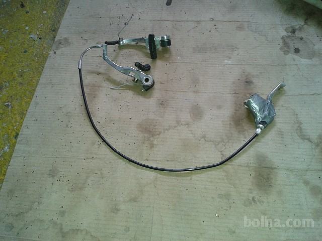 Prva bremza z ročko za kolo