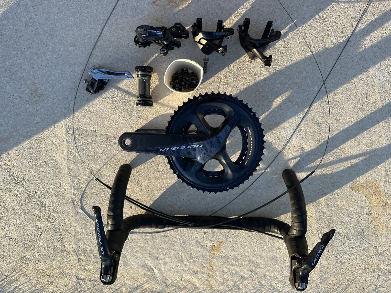 Shimano ULTEGRA R8000 grupa - komplet - rim brake