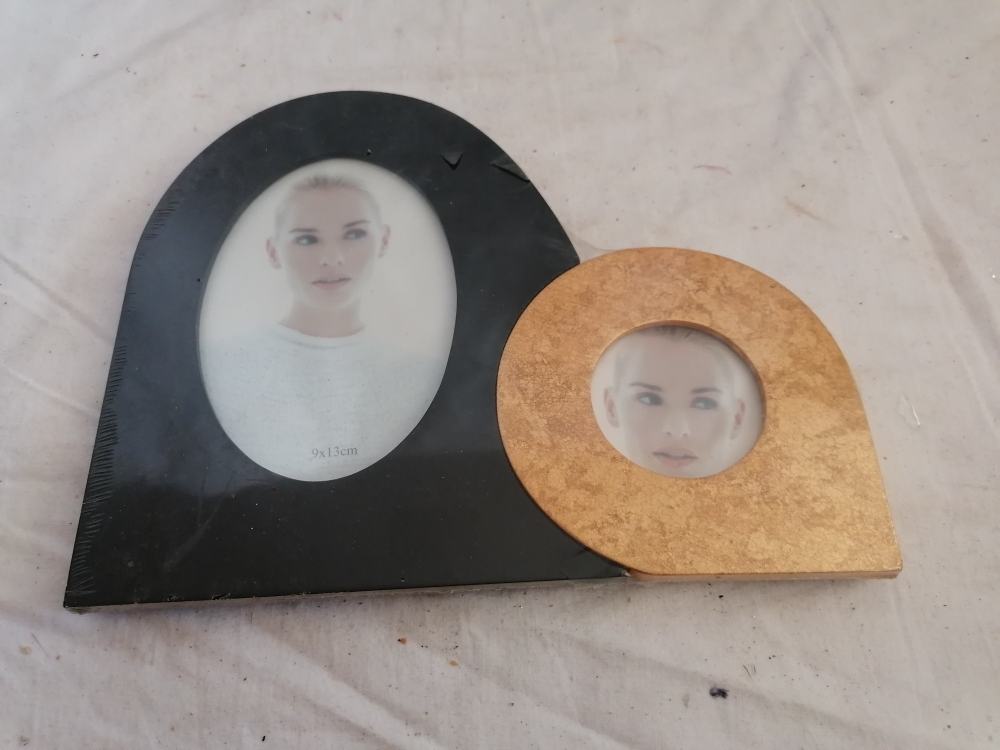 OKVIR lep s steklom 22,5 x 18,5 cm za 2 sliki ŠE ZAPAKIRAN