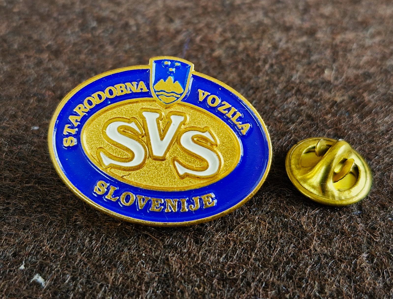 Značka SVS STARODOBNA VOZILA SLOVENIJE oldtajmerji
