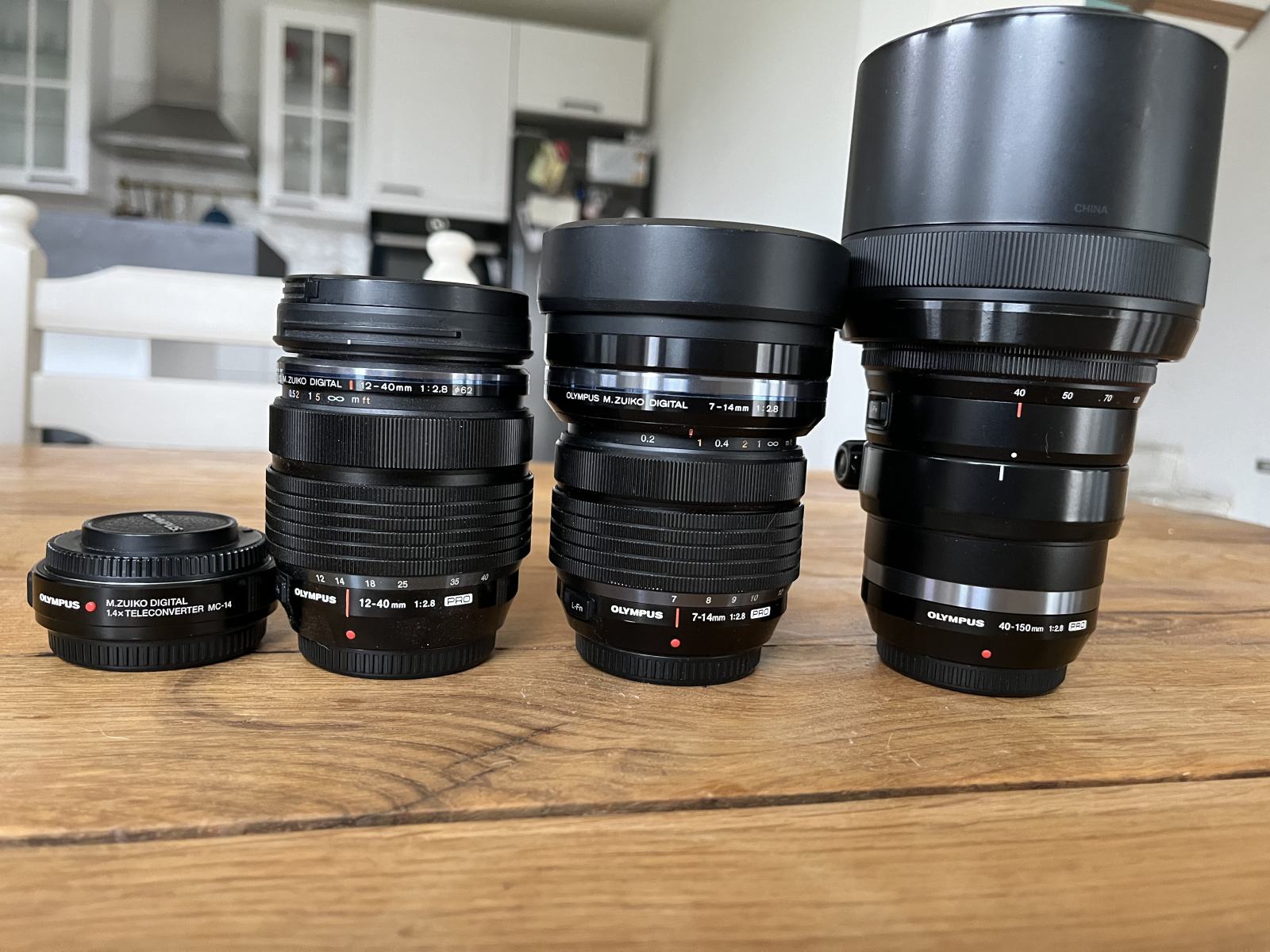 MFT OLYMPUS PRO 2.8 7-14, 12-40, 40-150