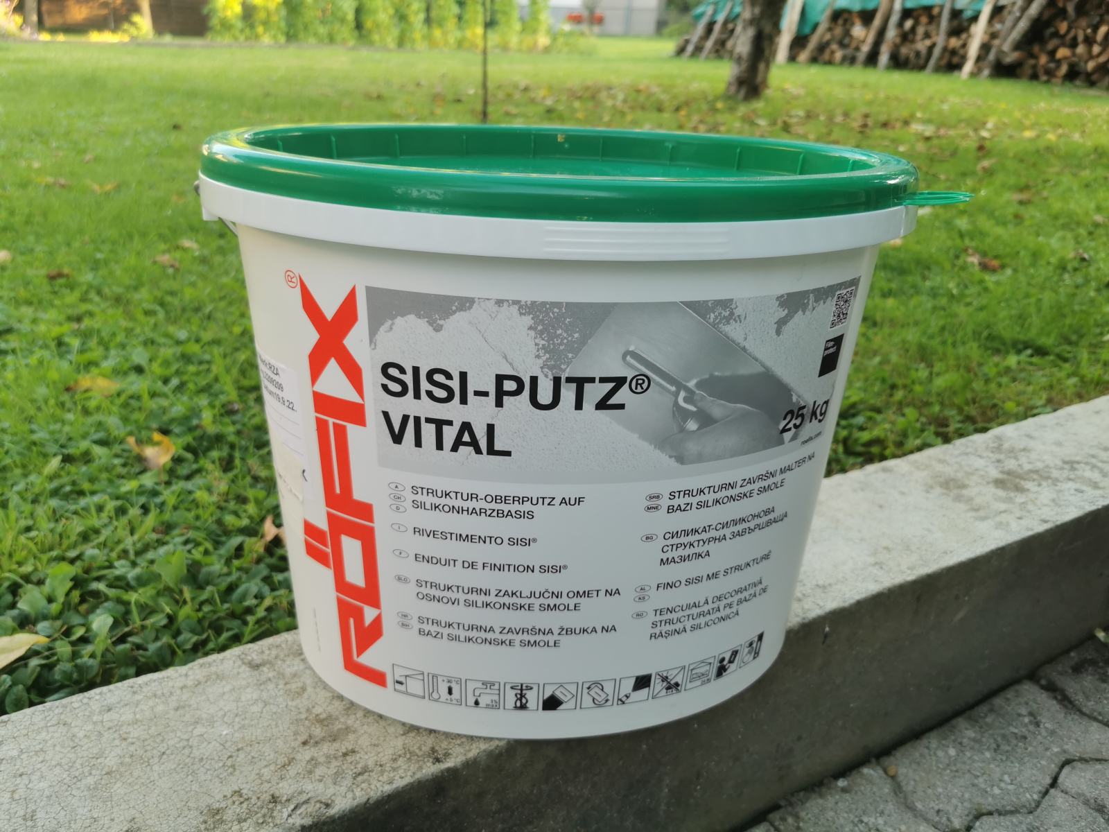 ROFIX SISI PUTZ VITAL-Silikonsko-silikatni zaključni omet 25 Kg-1,5mm