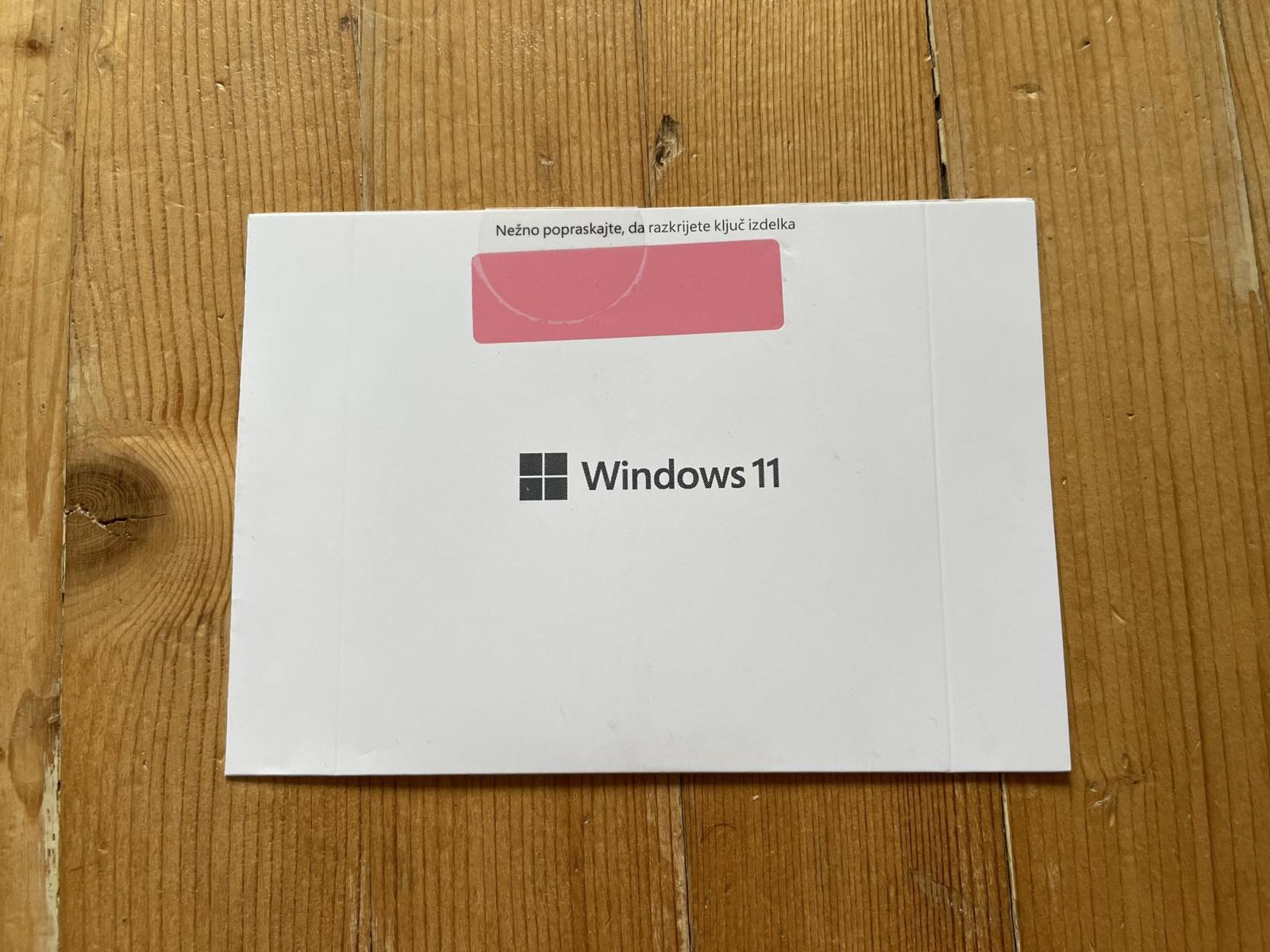 Windows 11 Product key/Operacijski sistem neuporabljen