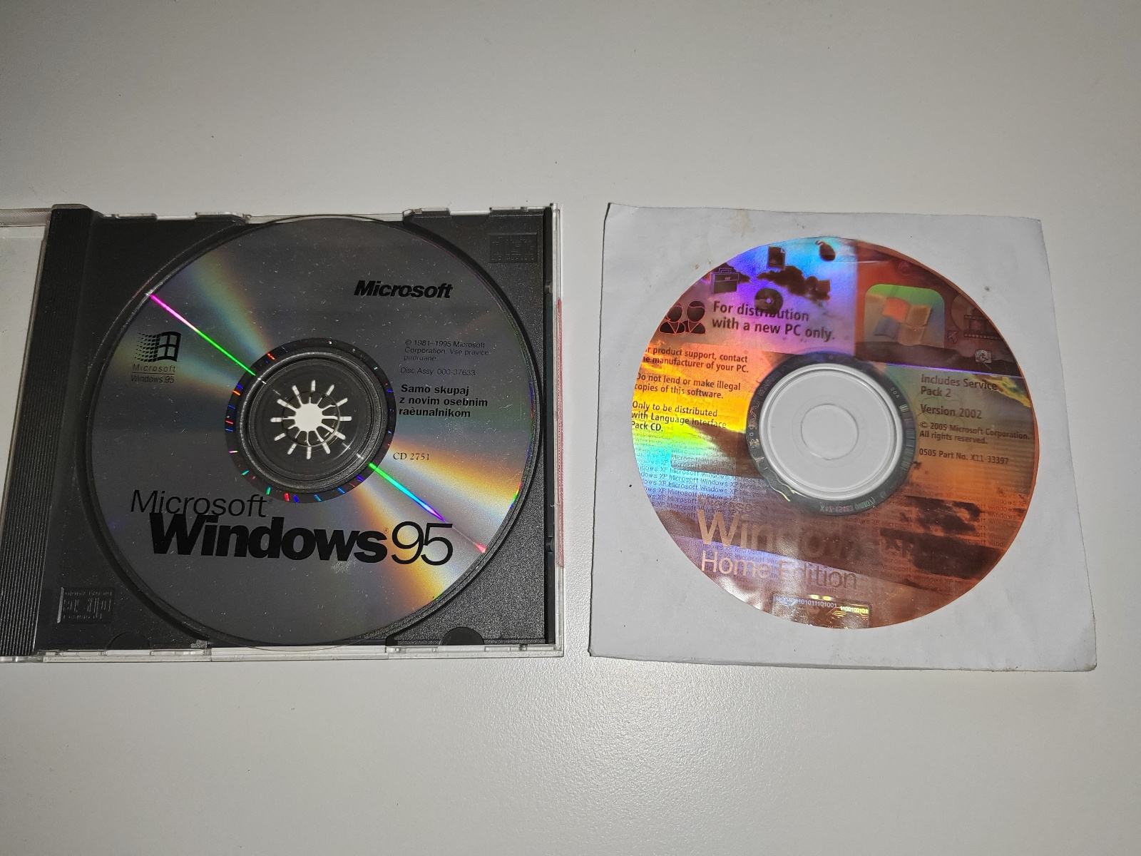 Windows 95 in XP Home