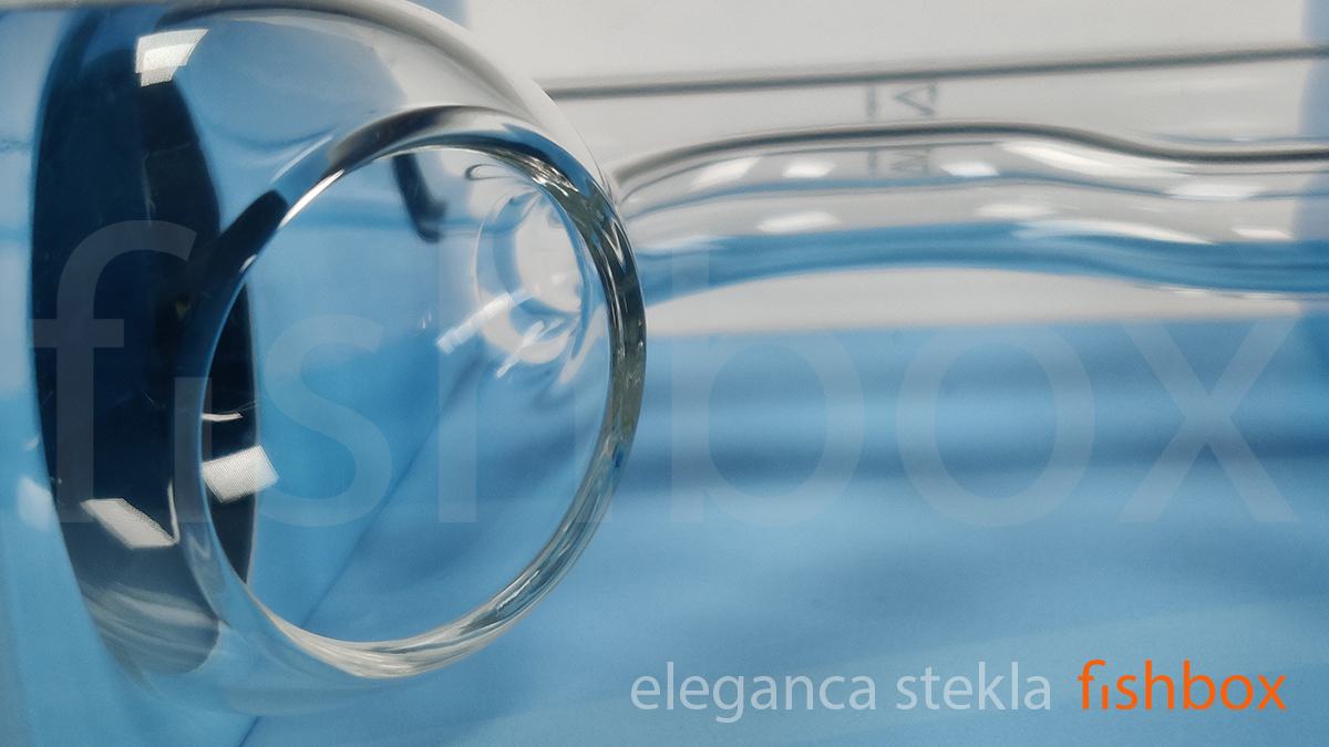 ELEGANTNE STEKLENE vtočne, iztočne cevi, CO2 difuzorji, posodice