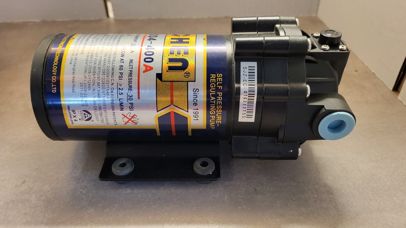 Membranska črpalka 400 Gpd Ec-204-400A za dvig tlaka reverzne osmoze