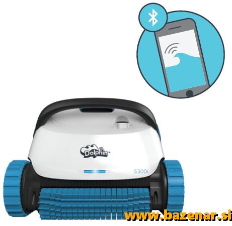 Avtomatski robotski sesalec Dolphin S300i IOT WIFI kompatibilen za baz
