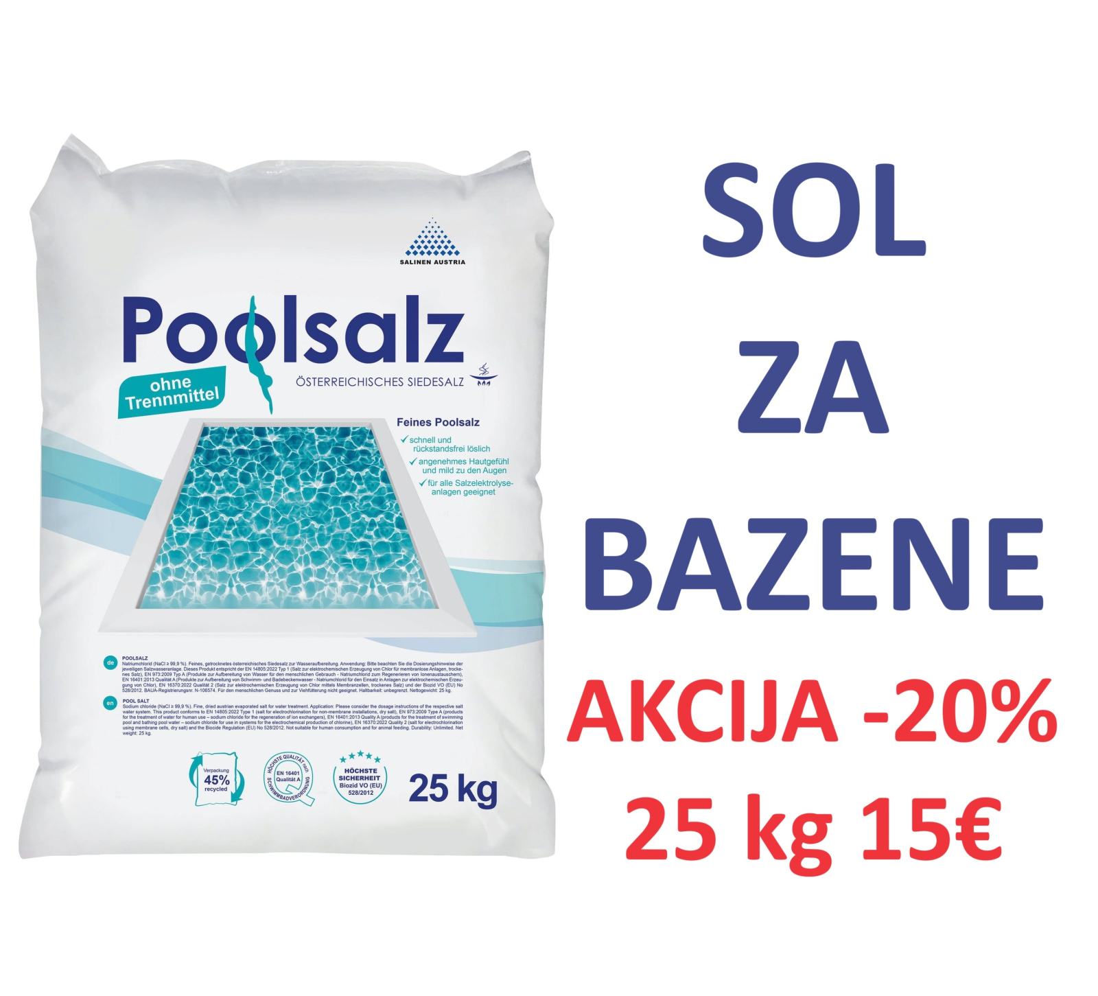Sol za bazene O41-359-632