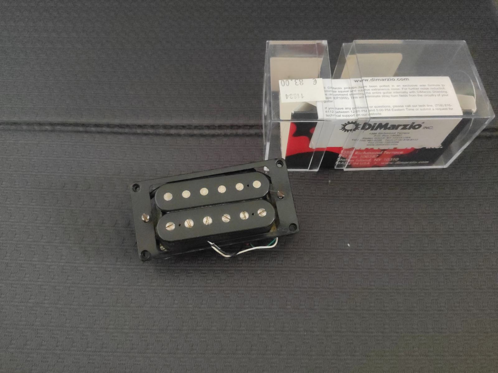 DiMarzo Tone Zone DP155FBK magnet