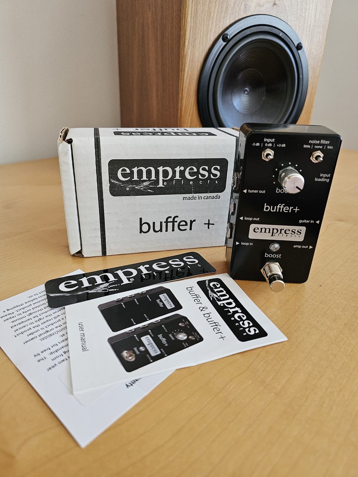 Empress Buffer + (buffer, boost, noise gate)