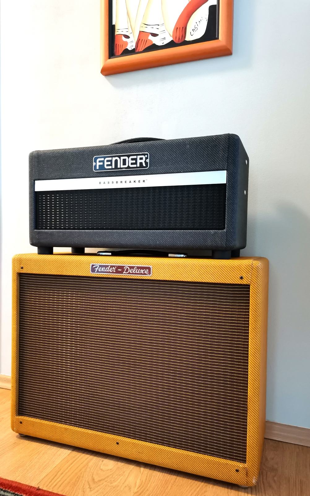 Fender Bassbreaker 15watt + Hot Rod Deluxe™ 112 Enclosure cabinet