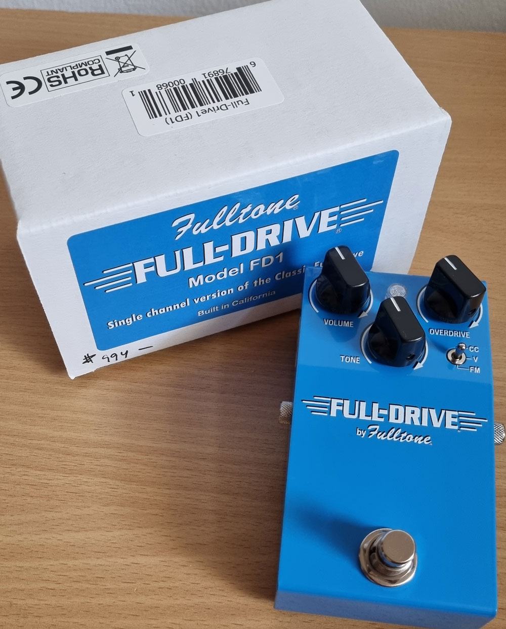 Fulltone FD1 Full-Drive 1 Overdrive
