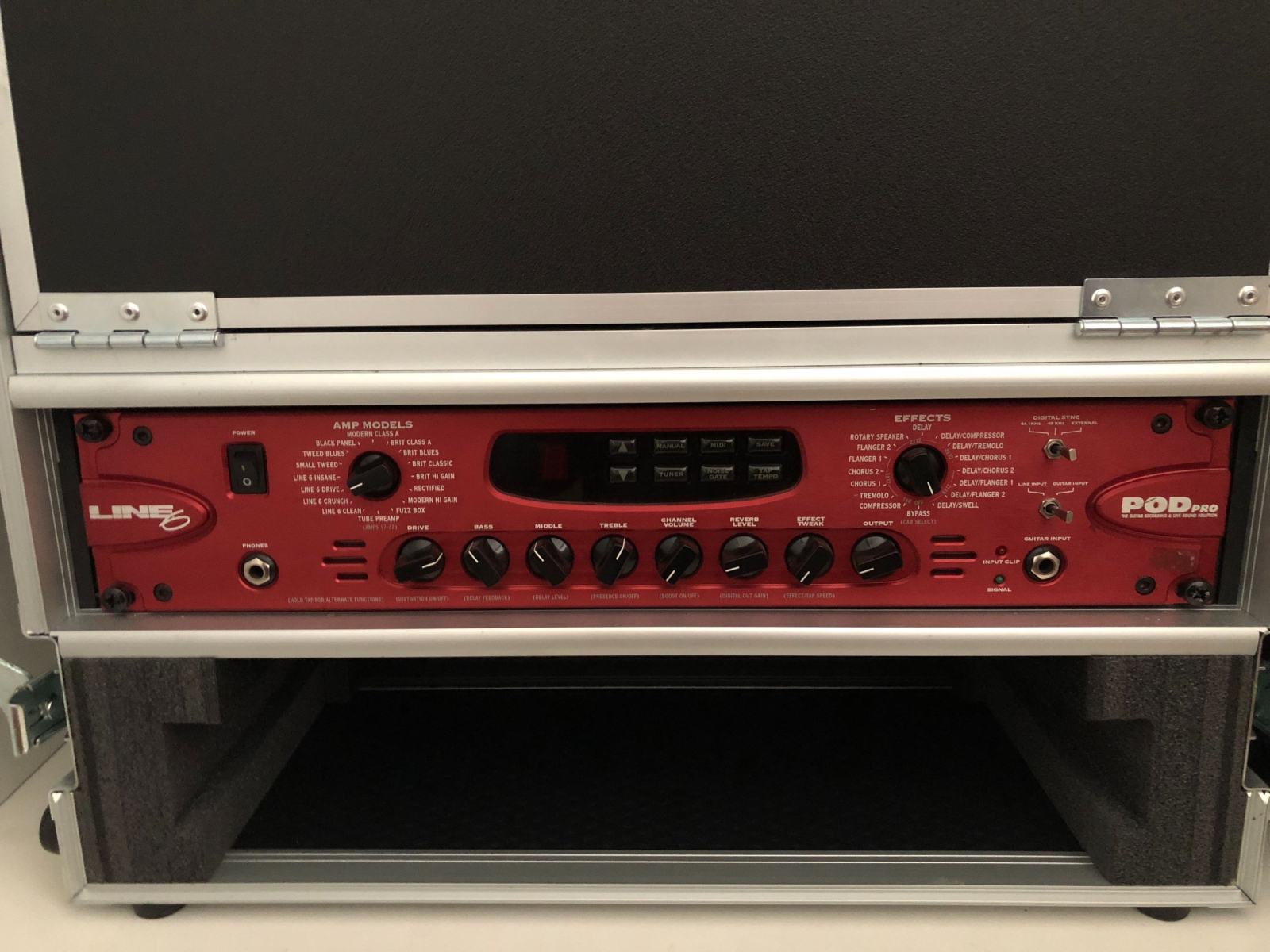Line 6 POD PRO preamp multiefekt