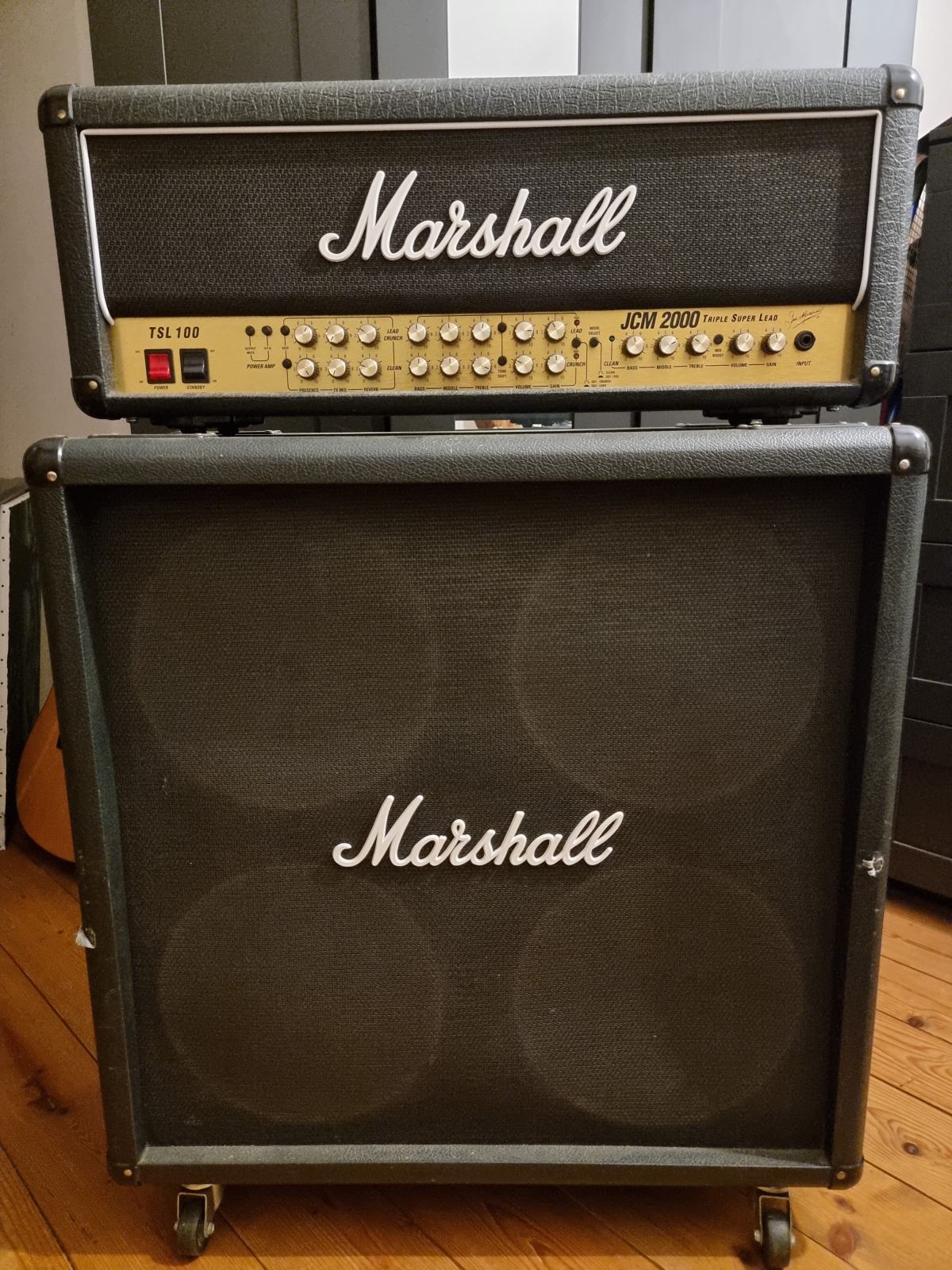 MARSHALL JCM 2000 TSL 100 + BOX MC412B - HALFSTACK