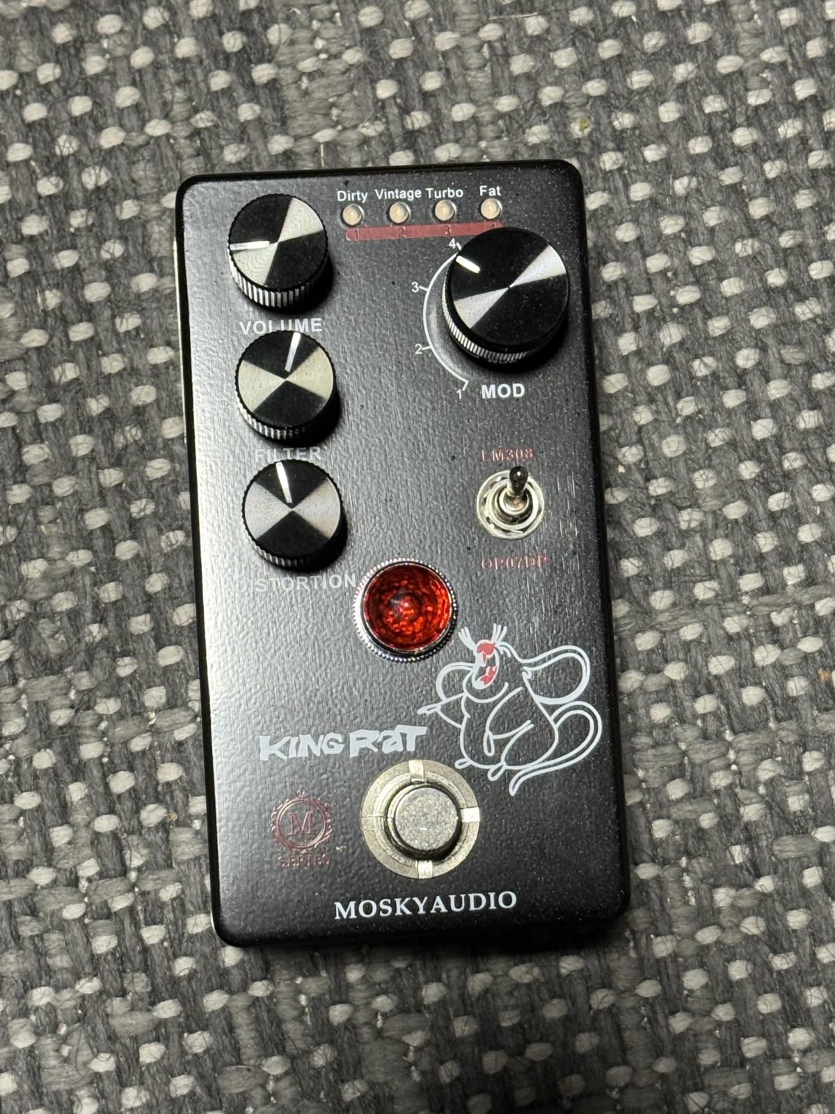 Mosky Audio King Rat (Proco Rat 2 clone) distortion pedal za kitaro