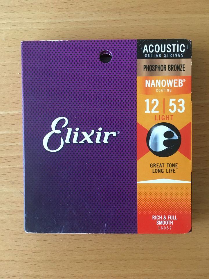 Strune Elixir nanoweb 12-53 phosphor bronze