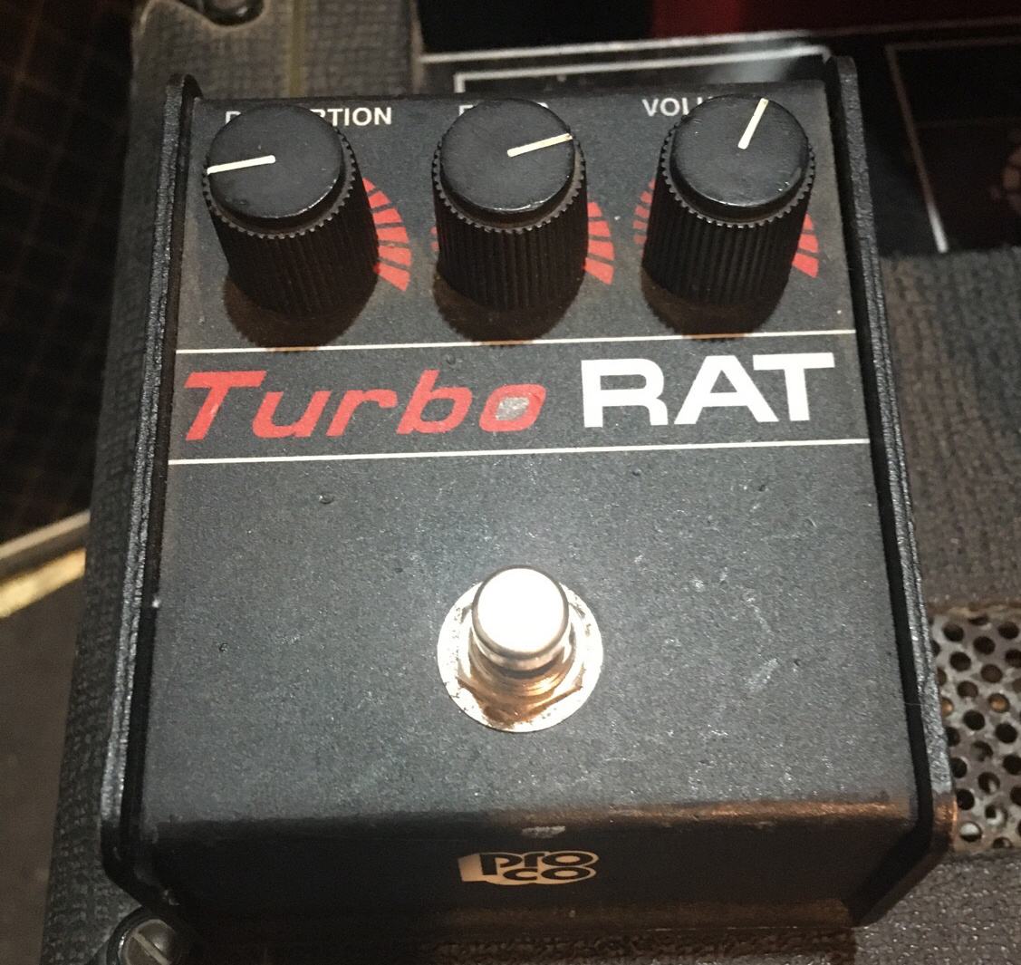 Vintage Turbo Rat pedal (LM308 čip)