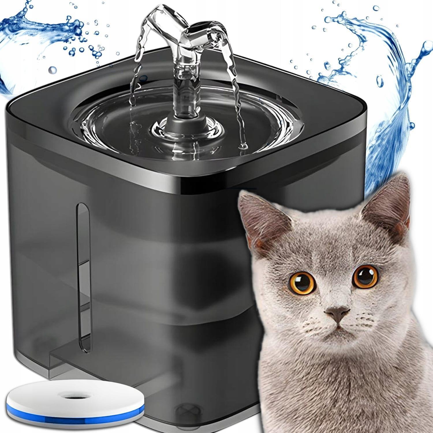 Avtomatska senzorska fontana in napajalnik za mačke in pse 2000ml USB
