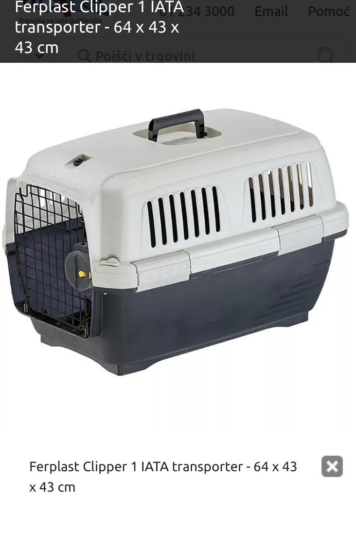 Ferplast Clipper transporter za kužke