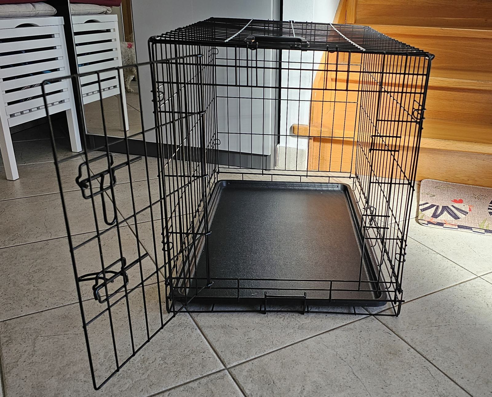 Kovinski boks za psa, 75x48x53cm