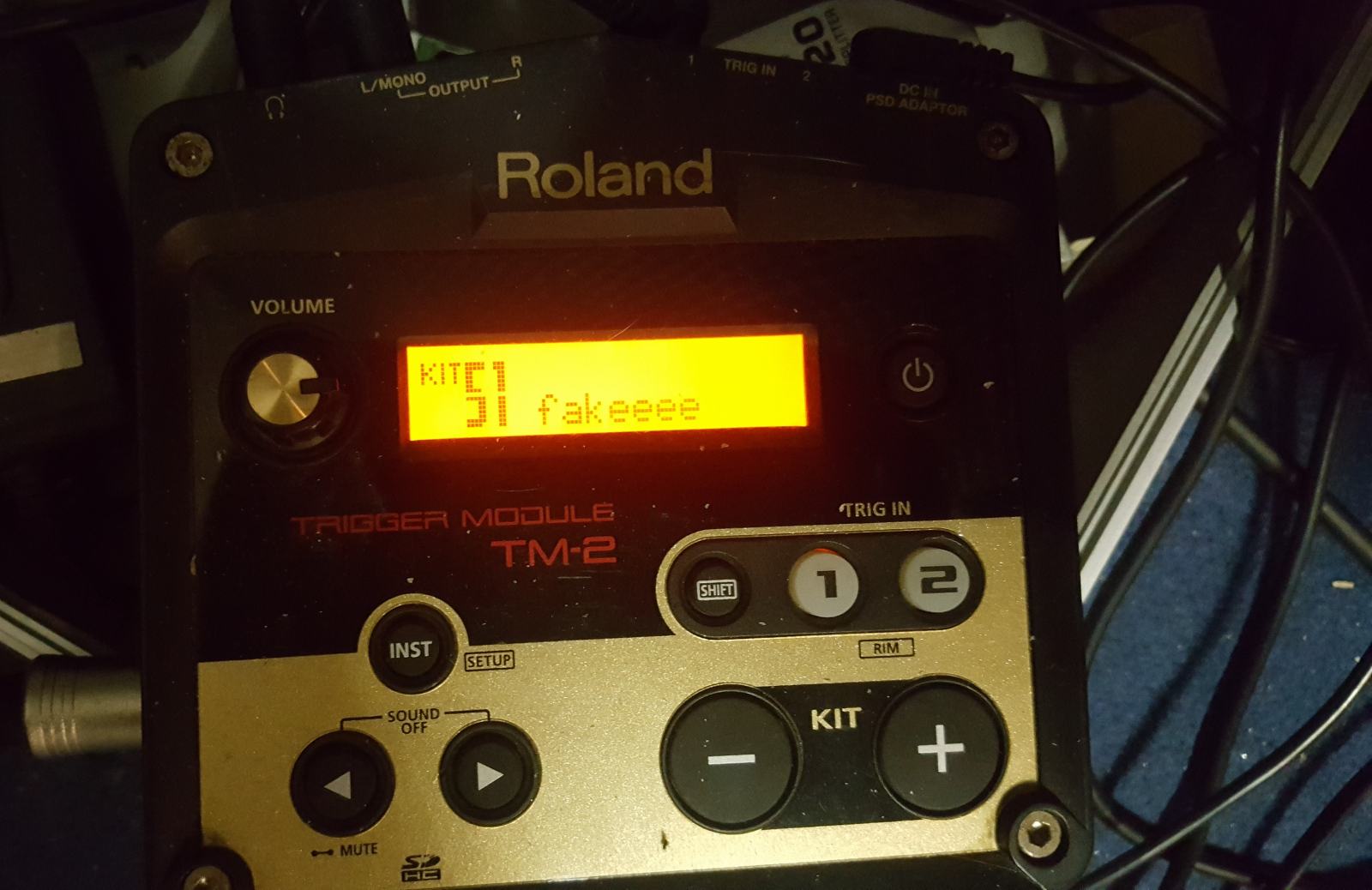 Roland TM-2 + trigger rt10k (tm2, tm 2, bobni modul, triger rt-10k)
