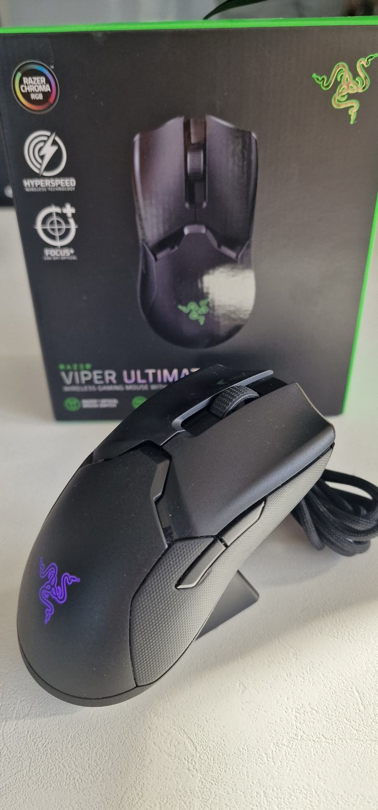 razer viper ultimate wireless with charging dock