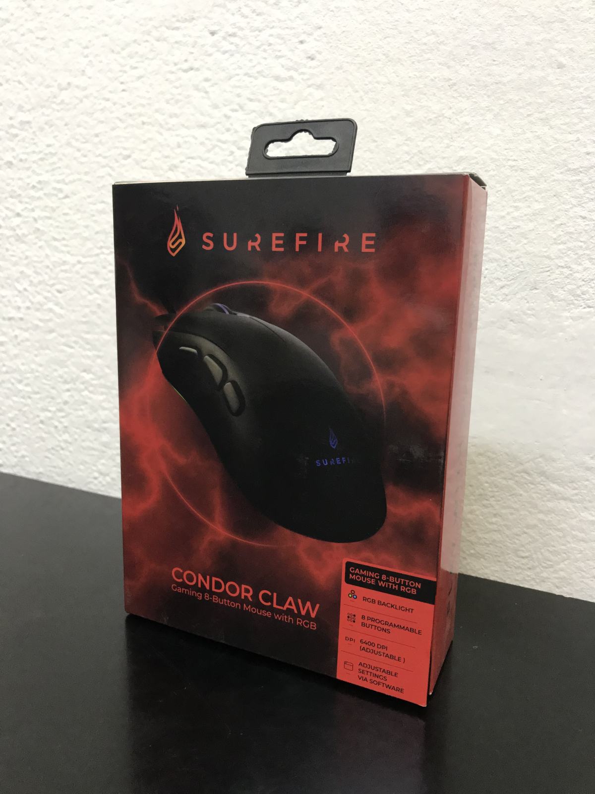 SureFire Condor Claw miška 6400DPI GAMING MIŠKA