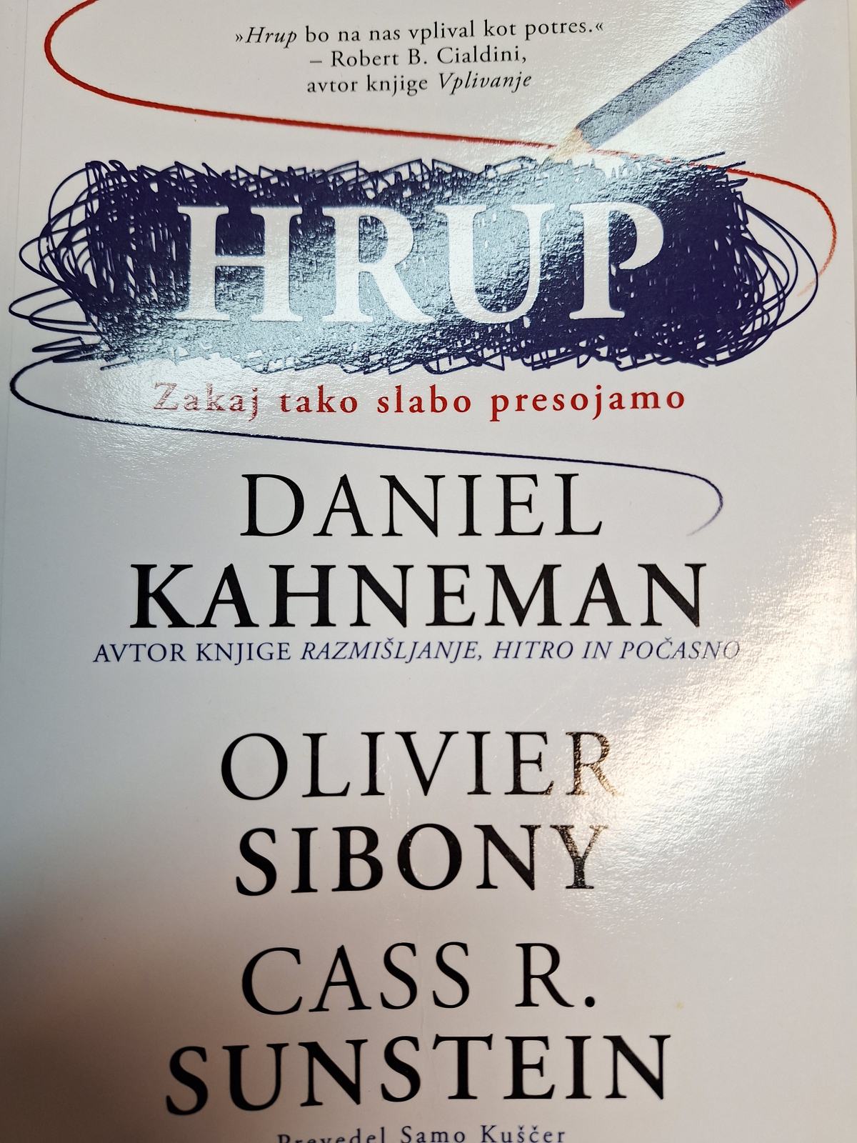 DANIEL KAHNEMAN HRUP, ZAKAJ TAKO SLABO PRESOJAMO