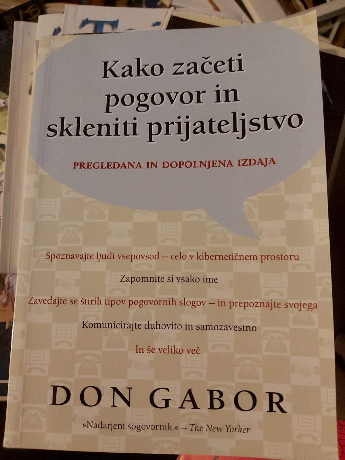 DON GABOR KAKO ZAČETI POGOVOR IN SKLENITI PRIJATELJSTVO
