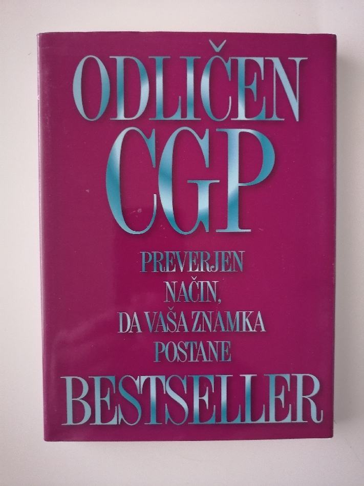 ODLIČEN CGP, PREVERJEN NAČIN, DA VAŠA ZNANKA POSTANE BESTSELLER