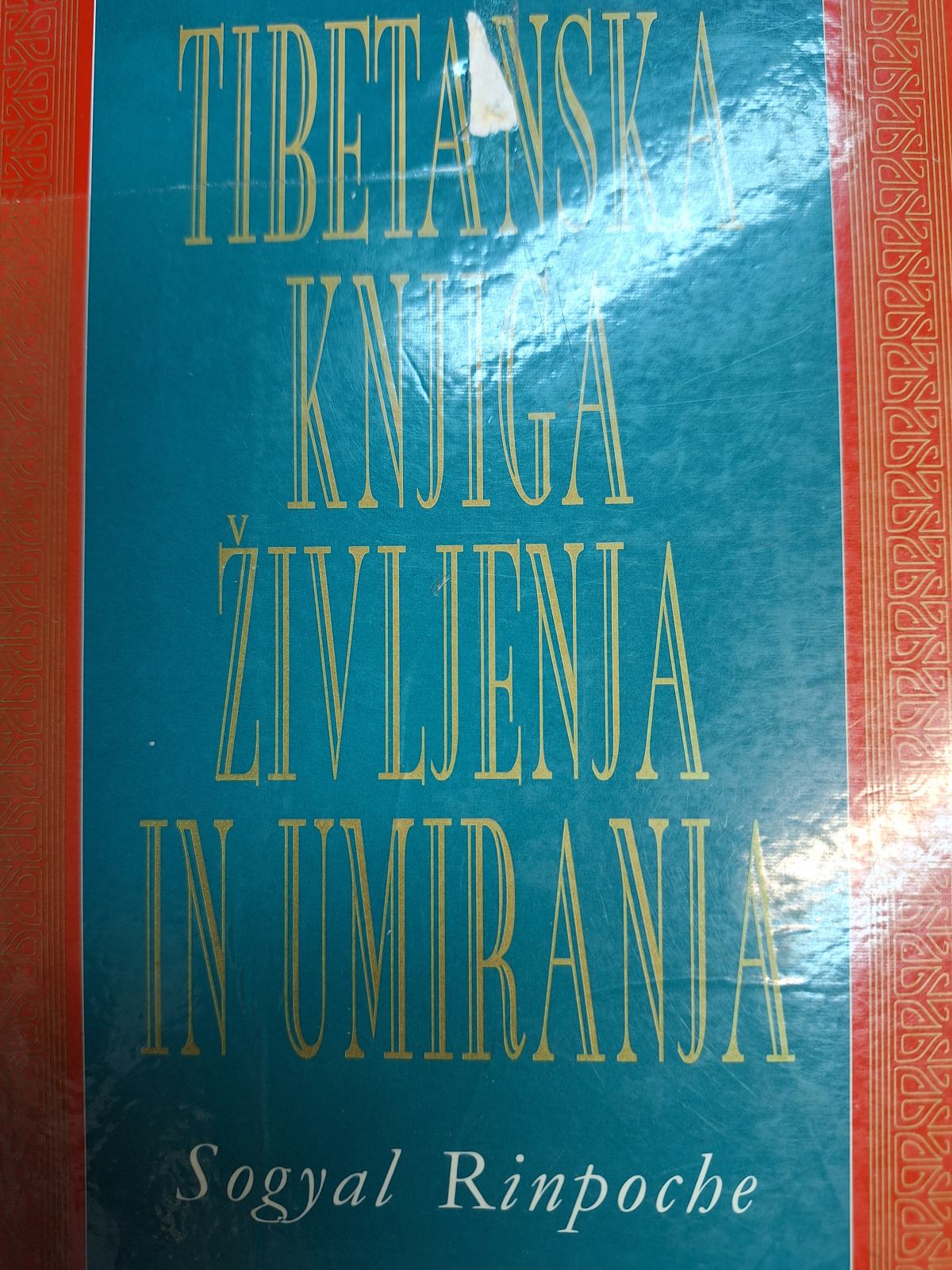 SOGYAL RINPOCHE TIBETANSKA KNJIGA ŽIVLJENJA IN UMIRANJA