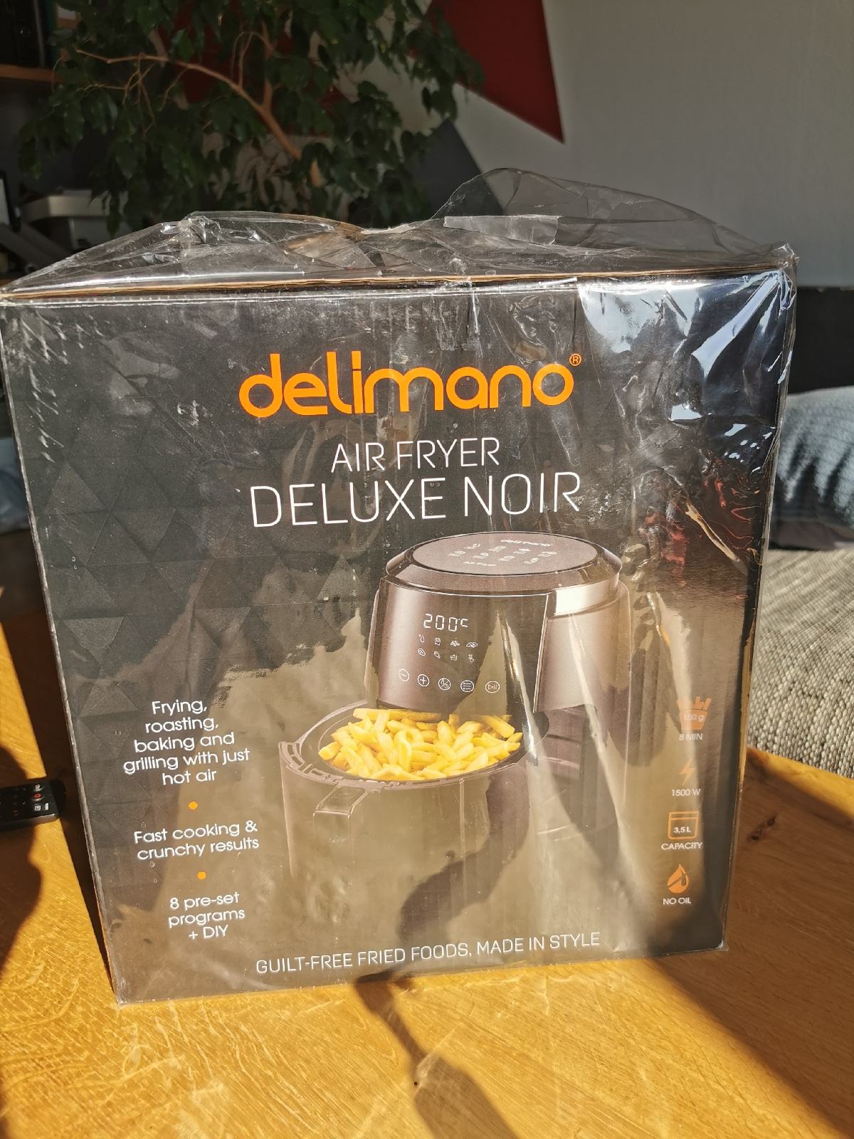 Air fryer delimano delux noir