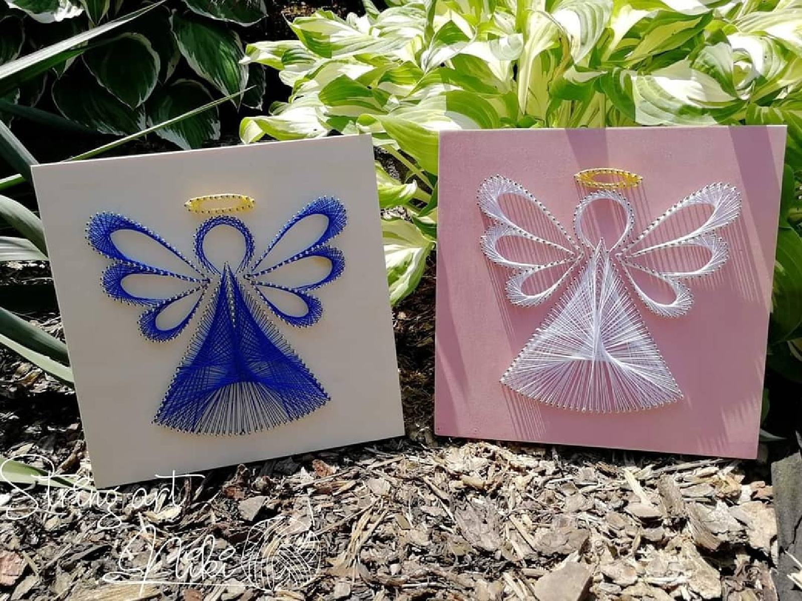 Angel string art