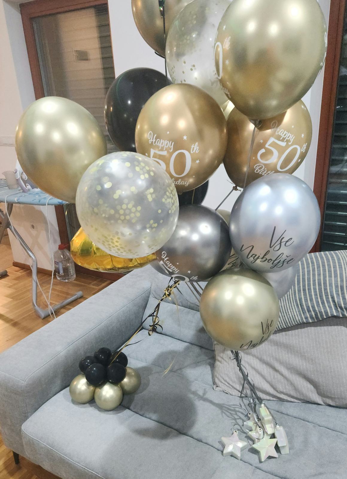 Baloni happy birthday 50 z helijem