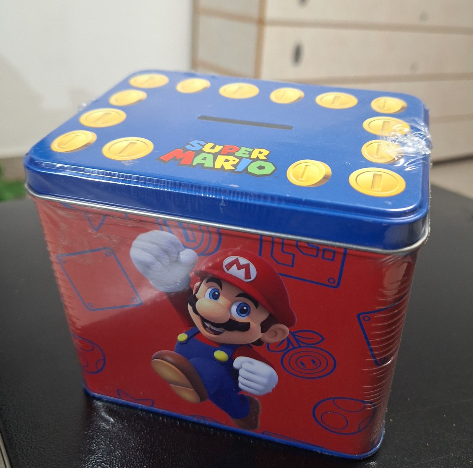 ŠPAROVČEK Z SKODELICO MARIO SUPER MARIO BROS NINTENDO