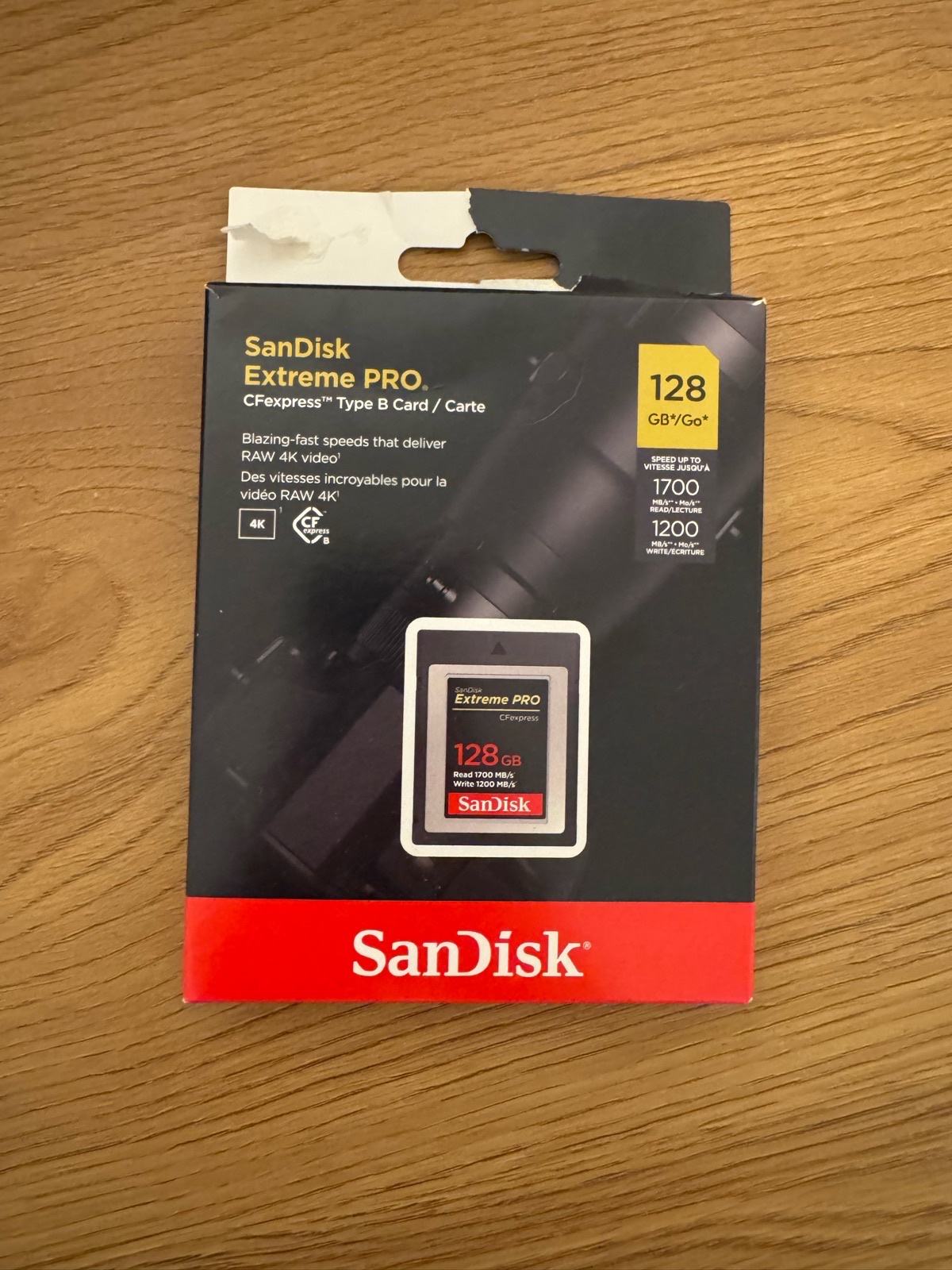 SanDisk Extreme Pro CFexpress 128GB