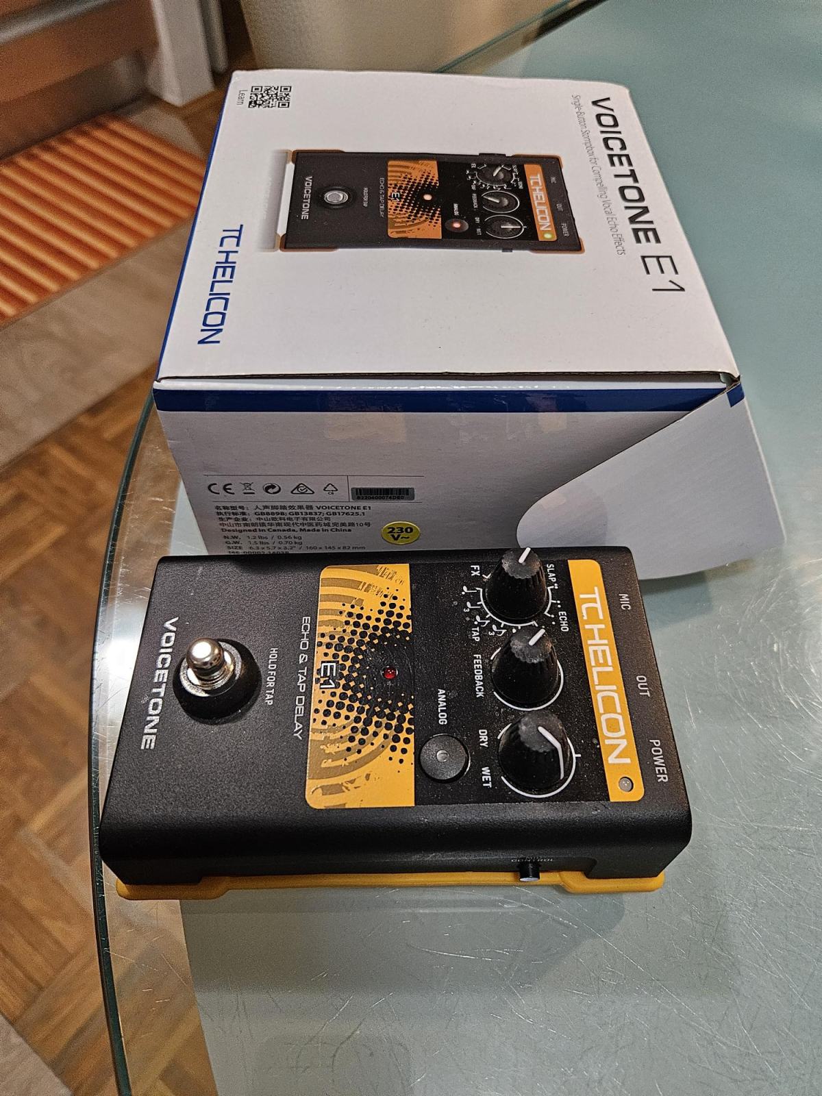 TC Helicon VoiceTone E1 Vokalni procesor